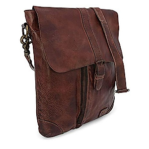 Bed|Stu Women’s Jack Leather Bag (Teak Rustic)