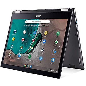 Acer Chromebook Spin 13 CP713-1WN-53NF 2-in-1 Convertible, 8th Gen Intel Core i5-8250U, 13.5" 2K Resolution Touchscreen, 8GB LPDDR3, 128GB eMMC, Backlit Keyboard, Aluminum Chassis,Steel Gray