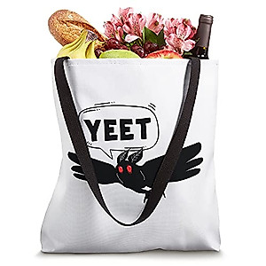 Mothman Says 'Yeet' Funny Cute Cryptid Tote Bag