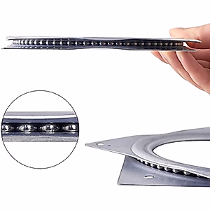 DMSTECH 2 Pack 3.75" Lazy Susan Turntable 300 LBS pounds Steel Ball Bearing Rotating Tray Strong Sturdy Table Cabinet Low Profile