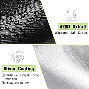 Hengme Pizza Oven Cover for Ooni Karu 16 Pizza Ovens,Waterproof Pizza Grill Cover All Season Protection (32.6x20.4x13.3 inch)