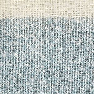 DII Coastal Acrylic Rugby Stripe Woven Throw, 50x60, Blue