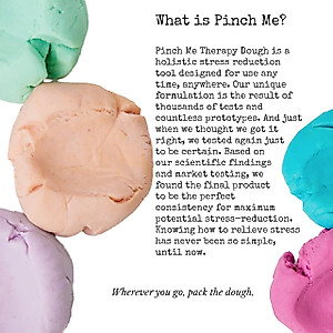 Pinch Me Therapy Dough Locket Combo - Holistic Aromatherapy Stress Relieving Putty – .3oz Clip-On Locket Scent + 3oz Dough BUMBLEBERRY