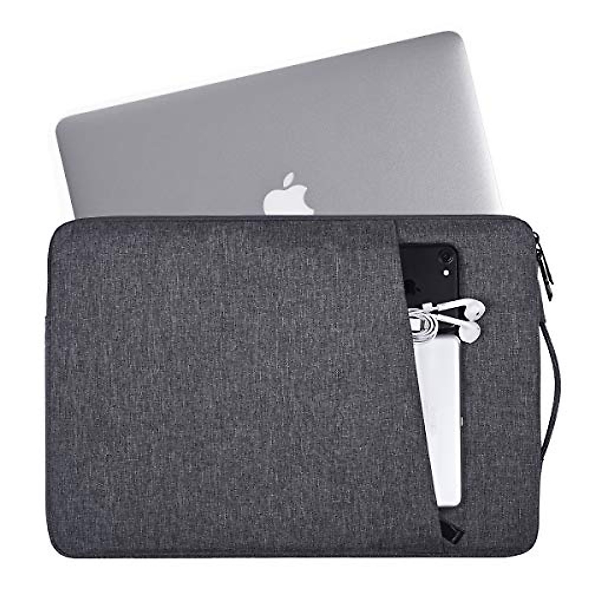 14 inch Laptop Sleeve Case, Padded Protective Travel Carry Bag for HP 14 Laptop, HP Pavilion 14, Dell Inspiron 14, Lenovo ideapad 14, ASUS VivoBook 14 Computer Cover -Space Grey