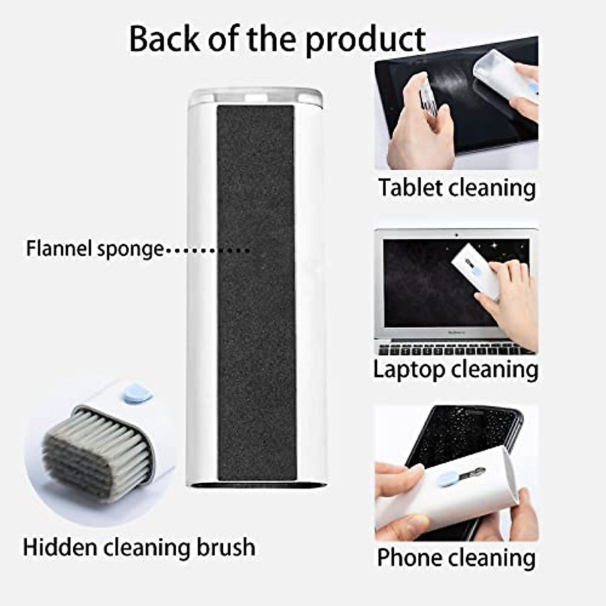 7 in 1 Electronic Cleaner kit - Keyboard Cleaner, Keyboard Cleaning Kit, Laptop Cleaner with Brush, Electronic Cleaner for Airpods pro/Laptop/Phone/Computer/Screen (Give Away a Flannel Cloth) Blue