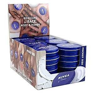 NIVEA Scented Creme - 1oz Travel Size Tins (Pack of 36) - Hydrating Whole Body Moisturizer for Dry Skin