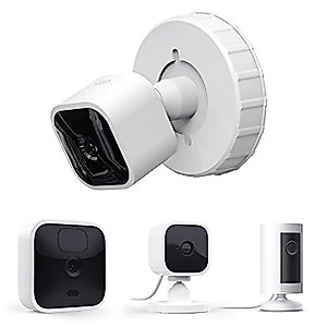 No-Drill Blink Mini Camera Wall Mount Bracket 3-Pack，Compatible Blink Mini Camera/Blink Indoor/Blink Outdoor/Ring Indoor, Highly Adhesive 3M VHB Tape No Tools Required Quick Paste Installation,White