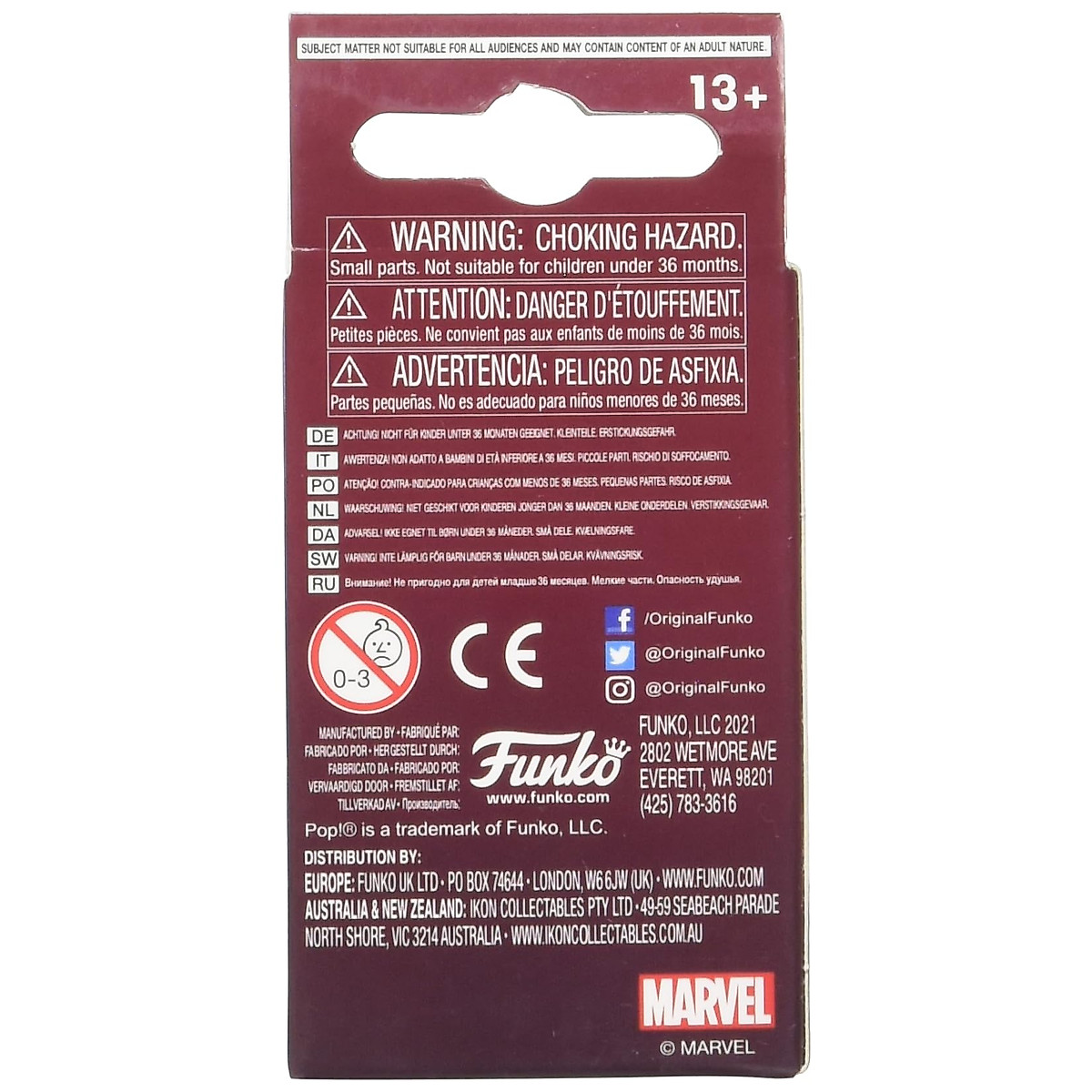 Funko Pop! Keychain: Marvel Zombies - Thor