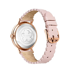 Ted Baker Phylipa Retro Pink Leather Strap Watch (Model: BKPPHS2389I)