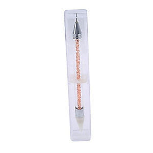 YouCY Point Drill Pen Double-Ended Rhinestone Picker Wax Pencil Manicure Tools Accessories,Orange