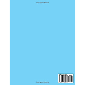 Notebook: Quad Ruled Composition Notebook, Large Format, 8.5 x 11 in, 108p, Minimalist Blue Cover