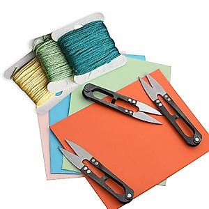 XINMEIWEN 3Pack 4.1Inch Sewing Scissors Yarn Thread Craft Scissors Small Snips Trimming Nipper for Home Office School DIY Projects (Black)