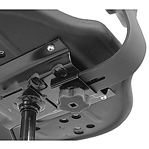 BenchPro Deluxe Polyurethane Chair With 18” Adjustable Footring and Heavy Nylon Base , 21"-31" Height Adjustment, 450 lbs Capacity