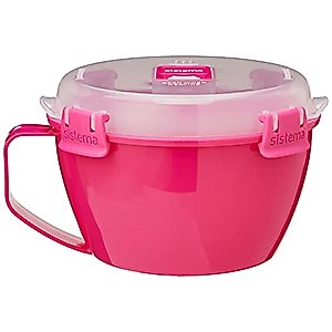 Sistema Microwave Noodle Bowl, 1 Cup , Assorted Colours. (Pack of 1)