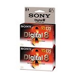 Sony Digital-8 Camcorder Cassettes 90 Minute (2-Pack) (Discontinued by Manufacturer)