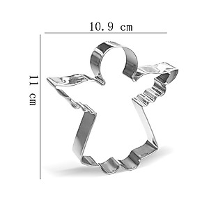 Large Christmas Cookie Cutter Set - 7 Piece - Stainless Steel