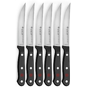 Wusthof Gourmet - 7 Pc Steak Knife Block Set - Custom Engraved - Personalized