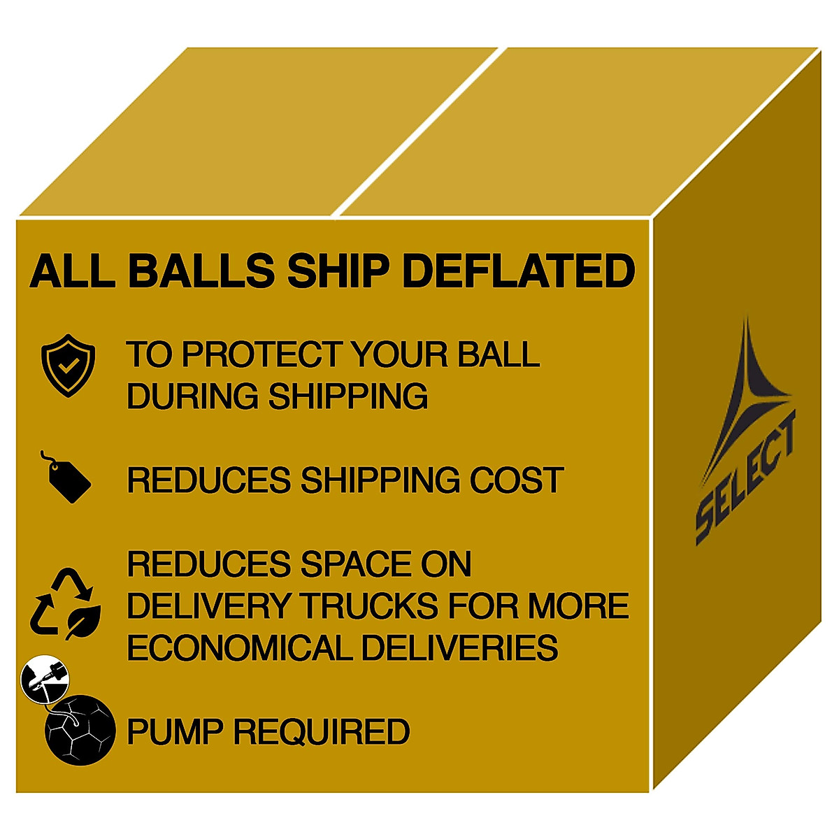 SELECT Club DB V20 Soccer Ball, Orange/Blue, Size 5