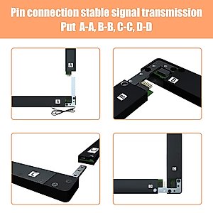Senisway 43 Inch Interactive 20 Points Multi-Touch Infrared Touch Screen Overlay, IR Touch Screen Panel, Infrared Touch Frame USB Free Driver HID Compatible