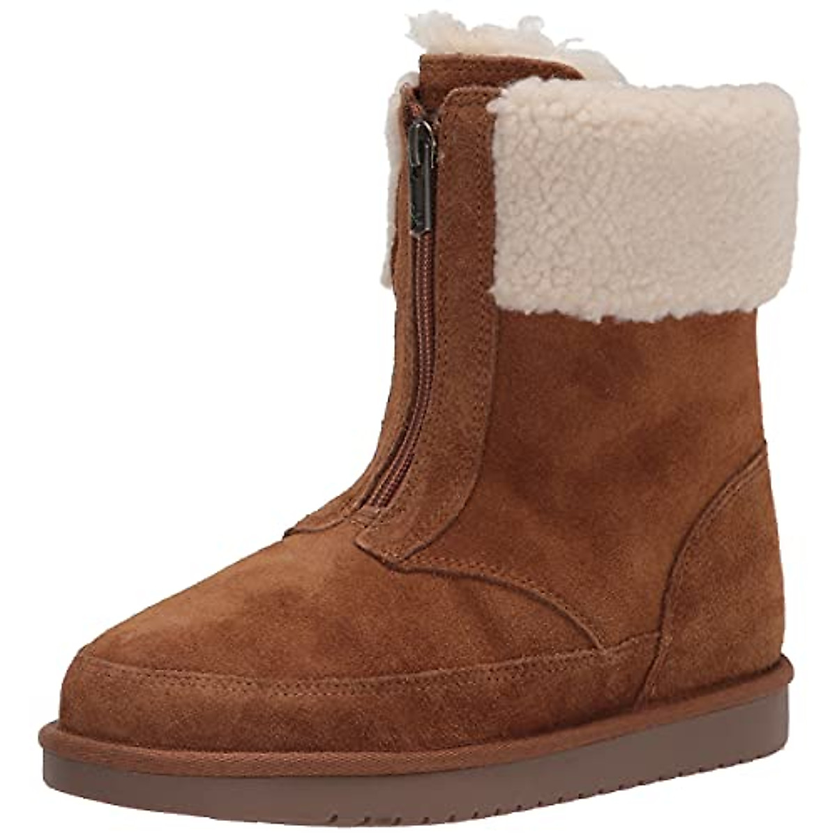 Koolaburra by UGG Unisex-Child K Lytta Short Boot, Chestnut, 4 Big Kid