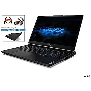Lenovo Legion 5 Gaming Laptop, 15.6" FHD IPS 120Hz Display, AMD Ryzen 5 4600H, Webcam, Backlit Keyboard,USB-C, GeForce GTX 1650 Ti, Windows 10, Accessories (16GB RAM | 512GB PCIe SSD | 1TB HDD)