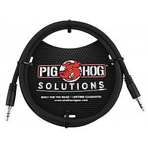 Pig Hog PX-T3506 3.5mm TRS Instrument Cable, 6 Feet