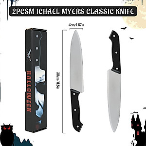 bcehyaa 2 Pack Knife for Party Costume Prop Knife