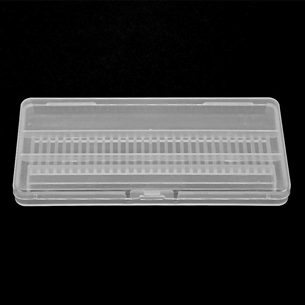 30 Holes Storage Box, Nail Art Drill Bits Storage Box Manicure Drill Bits Container Holder Display Case Organizer