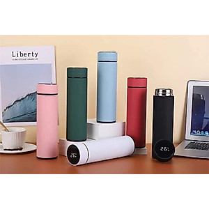 Smart LED Watter Bottle/Thermos (Dark Blue)