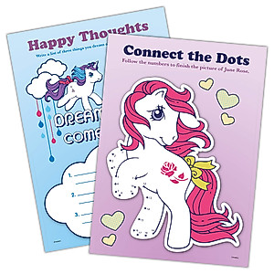 My Little Pony 48-Page Coloring and Activity Book with 50 Jewel Stickers, 45774 Bendon