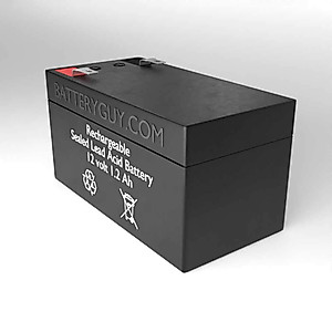 BatteryGuy 3903 Bed Scale Replacement 12V 1.2Ah SLA Batteries Brand Equivalent (Rechargeable) - Qty of 2