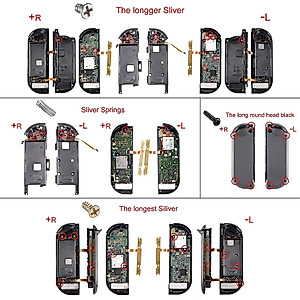 eXtremeRate SFC SNES Classic EU Style Joycon Housing Shell (D-Pad Version) with Colorful Buttons for Nintendo Switch, Replacement Faceplate for Nintendo Switch Dock – Joy-Con Dock NOT Included