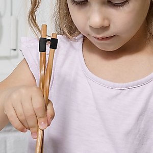 TOPBATHY Training Chopsticks Reusable Chopstick Helpers Training：10PCS Chopsticks Hinges Connector Right or Left Handed Chopsticks Helper Beginners for Beginners, Trainer, Seniors