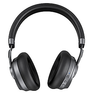 Ortizan Bluetooth Headphones, Wireless Headphones Over Ear with Microphone, Foldable & Lightweight Stereo Wireless Headset for Travel Work TV PC Cellphone-Silver