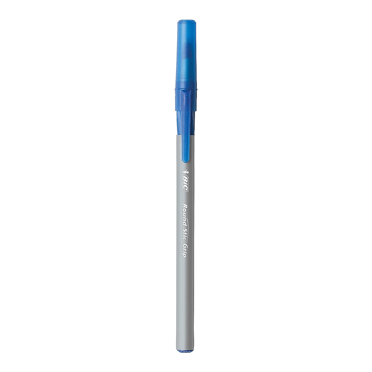 BIC GSFG11-Blu Round Stic Grip Xtra Comfort Ball Pen, Fine Point (0.8mm), Blue, 12-Count