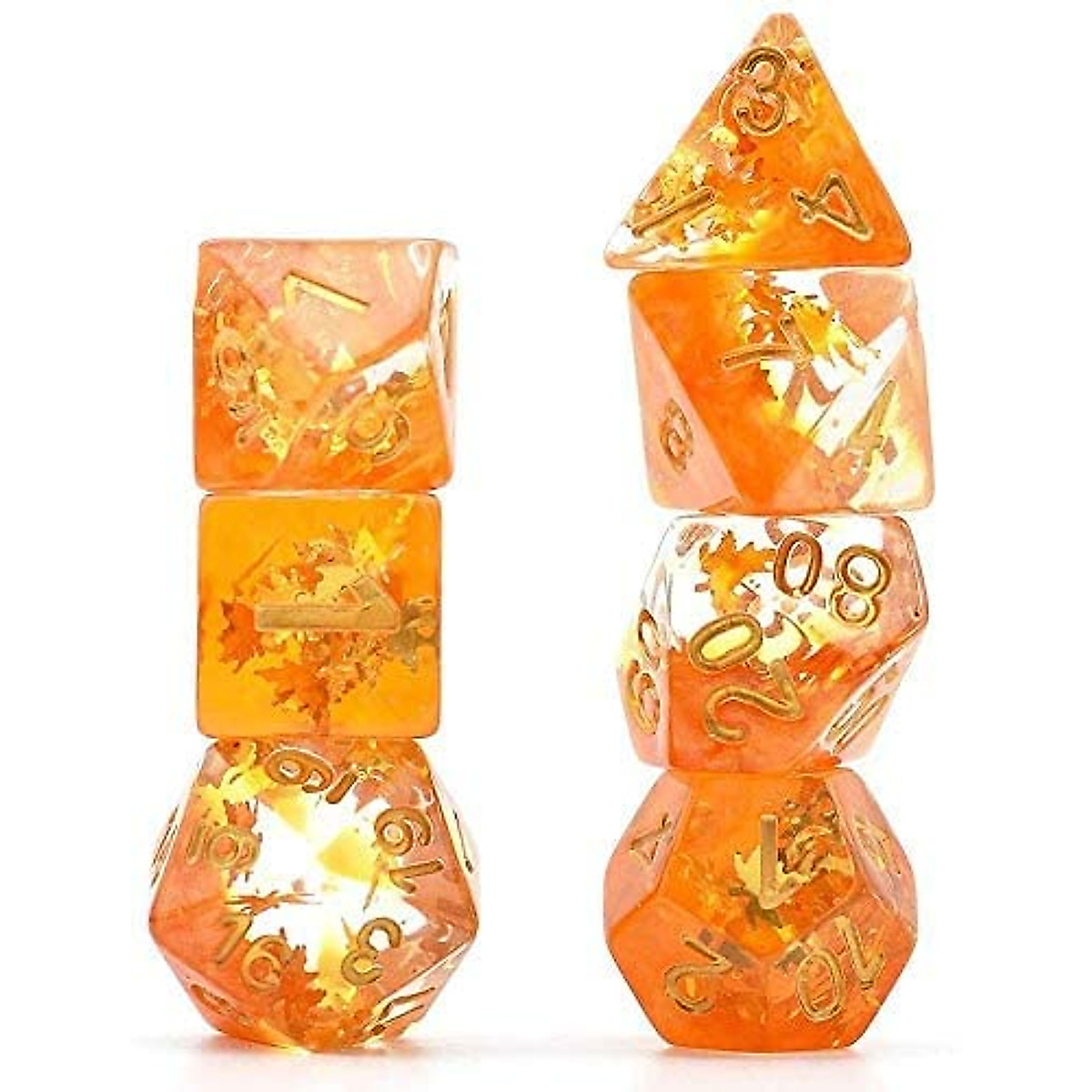 Four Seasons Dice Autumn Dice DND for Dungeons and Dragons(D&D) Role Playing Game(RPG) MTG Pathfinder Table Game Dice (Fall Dice)