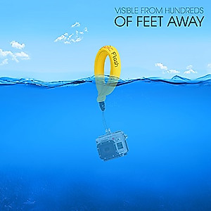 Nordic Flash Waterproof Camera Float - Pack of 2 - Bright Yellow