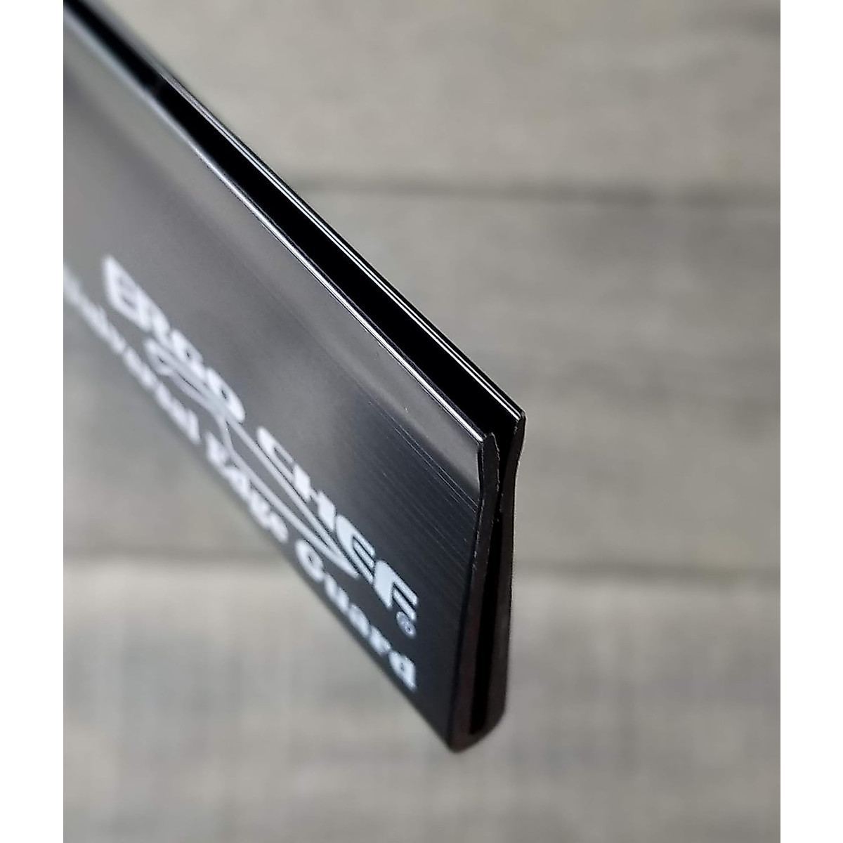 Ergo Chef Knife Edge Guard Knife Protector Blade Guard (Black) 6-inch x 1.5 inch