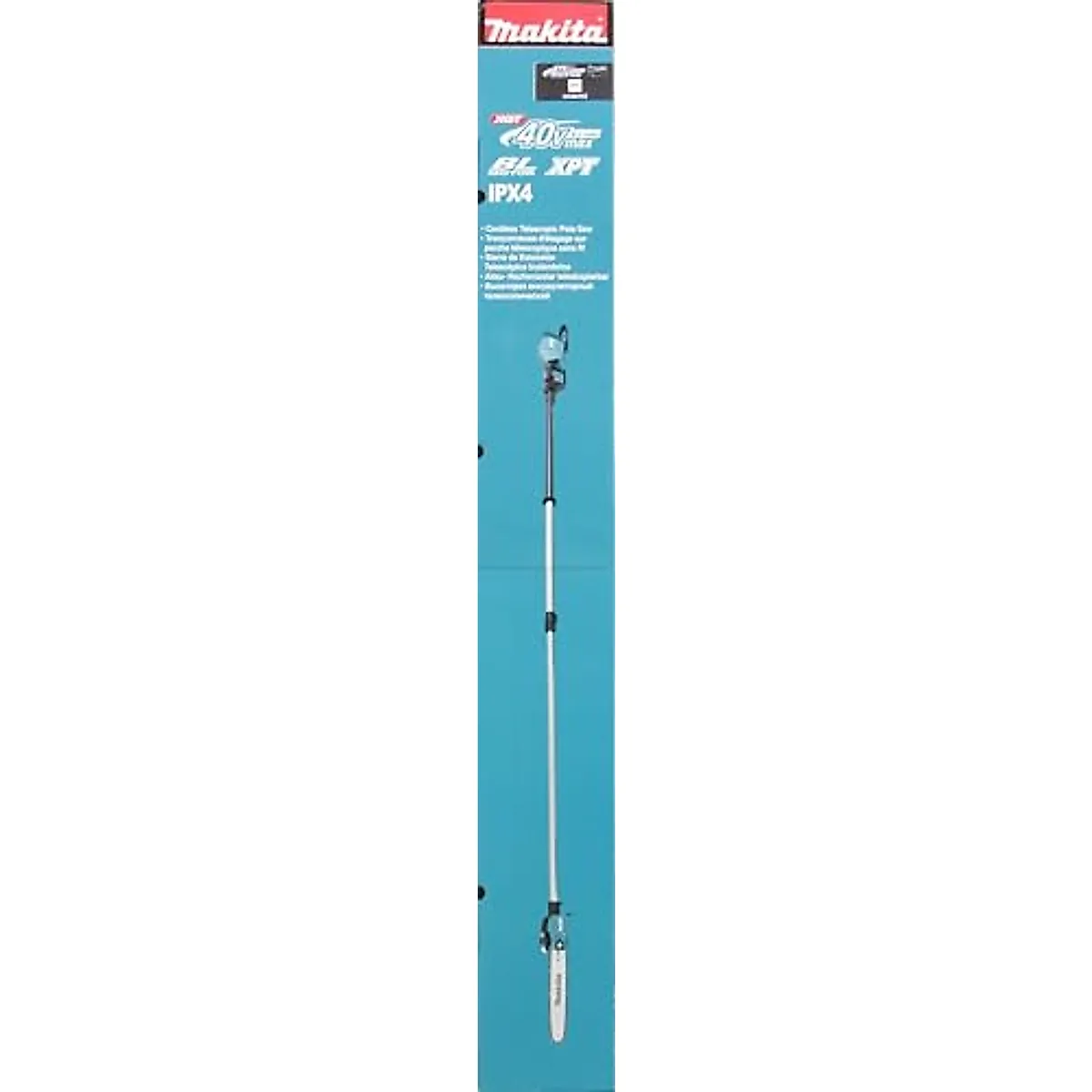 Makita UA004GZ 40V Max Li-ion XGT Brushless 300mm (12”) Telescopic Pole Saw – Batteries and Chargers Not Included