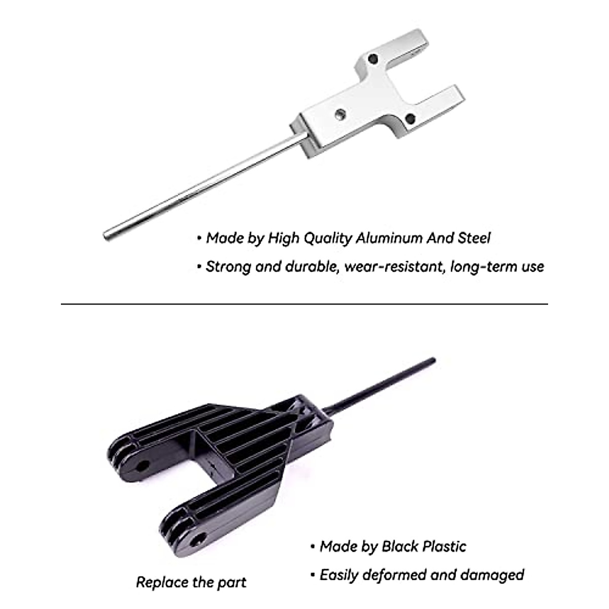 Vaticas Metal Toggle Drive Connector Fits La-Z-Boy/Lazyboy Power Recliners, Metal Drive Toggle Bracket Replacement Parts Fits for All L-Z-Boy Recliners