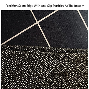 WENLION Kitchen Rug Non Skid Absorbent Kitchen Mat Washable Anti Fatigue 2 PCS Set 15x23+15x59