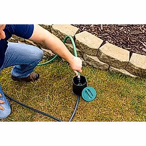 Rain Bird 32HE In-Ground Pro Rotor Pop-up Sprinkler System Kit with Click-N-Go Garden Hose Connection