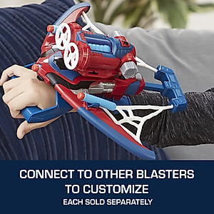 Marvel Spider-Man Web Shots Spiderbolt NERF Powered Blaster Toy, Fires Darts, Includes 3 Darts And Instructions, For Kids Ages 5 and Up (Amazon Exclusive)