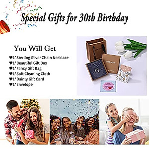 30th Birthday Gifts for Women, 3 Circle Necklace 30th Birthday Gifts Jewelry for Women Her Thirty 30 Years Old Birthday Gifts for 30 year old Woman Three 3 Decades Birthday Necklace for Women