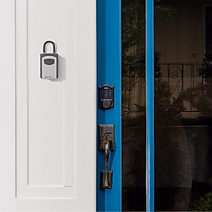 Barska Security Key Safe Lock Box with Combination Lock with Door Hanger & Wall Mount for Realtor, House Keys, Outdoor, Hidden Key Storage