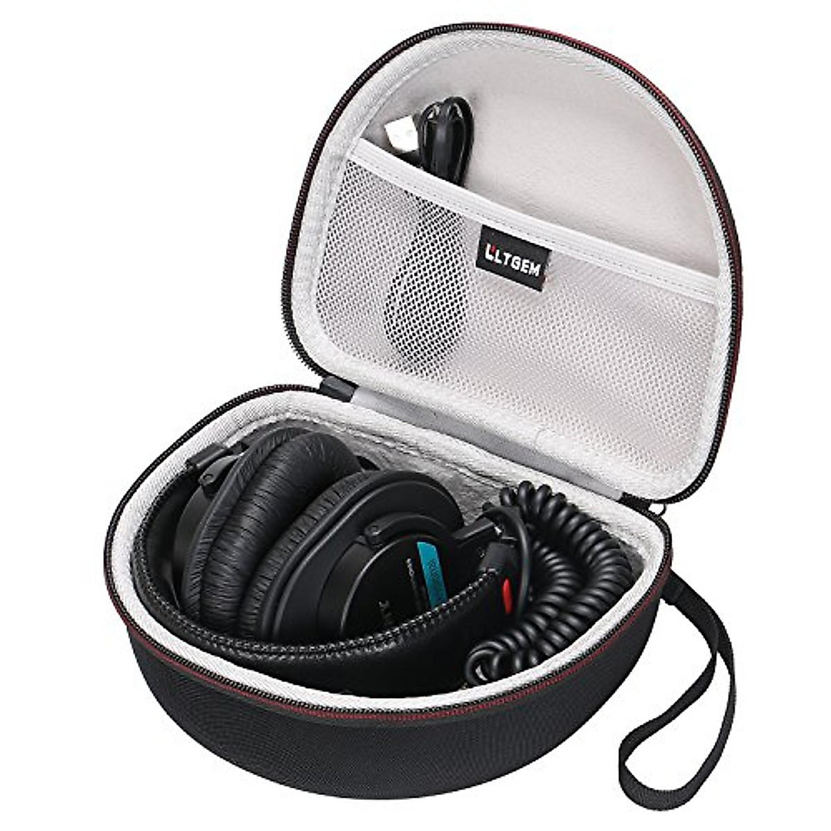 LTGEM Hard Headphones Case for Sony MDR7506 Professional Large Diaphragm Headphone - Travel Carrying Storage Bag