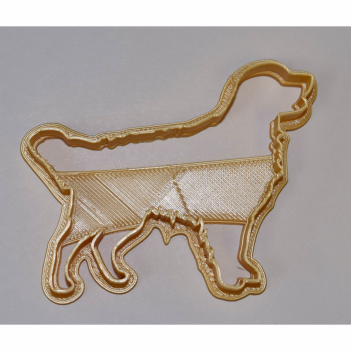 GOLDEN RETRIEVER OUTLINE DOG BREED FRIENDLY FAMILY PET COOKIE CUTTER MADE IN USA PR626