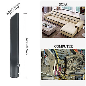 Vacuum Cleaner Accessories and Dryer Vent Cleaning Tool - Dust Brush Attachment Compatible with Dyson DC59 V6 V7 V8 V10 V11 V15 HouseHold Cleaning Tool Kit