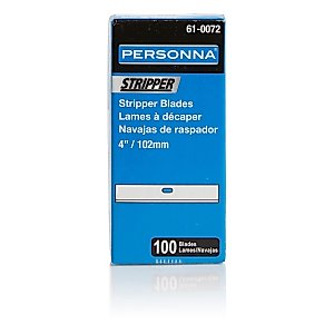 .017 X 4" Stripper Blade 100 Bl/Ct, 10 Ct/Cs