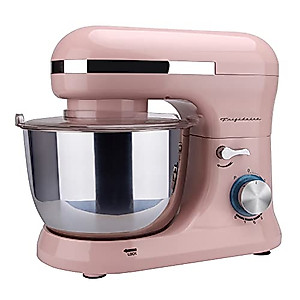 FRIGIDAIRE ESTM020-PINK 4.5L Retro Stand Mixer (Pink), 4.75 quart
